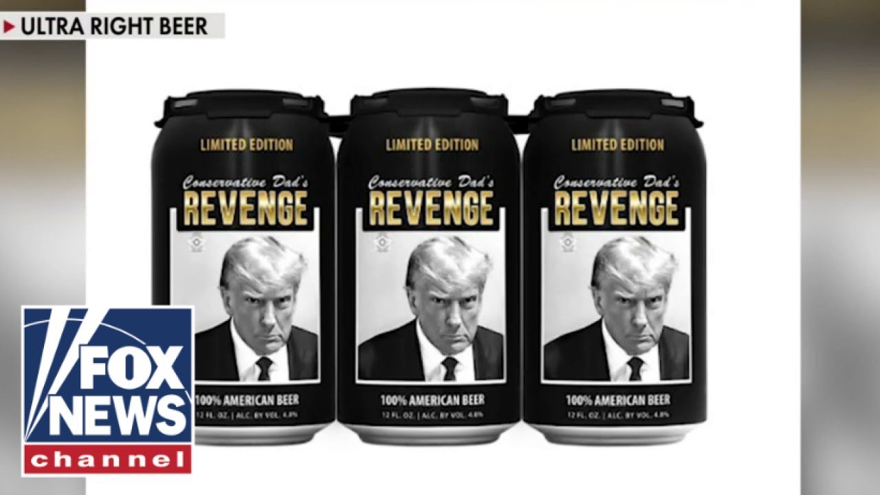 'Woke-free' beer company's Trump mugshot can becomes instant hit - The ...