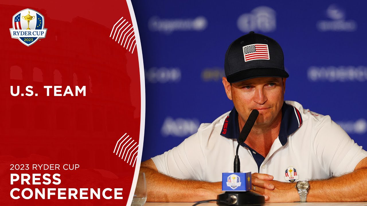LIVE | U.S. Team Press Conference | 2023 Ryder Cup - The Global Herald