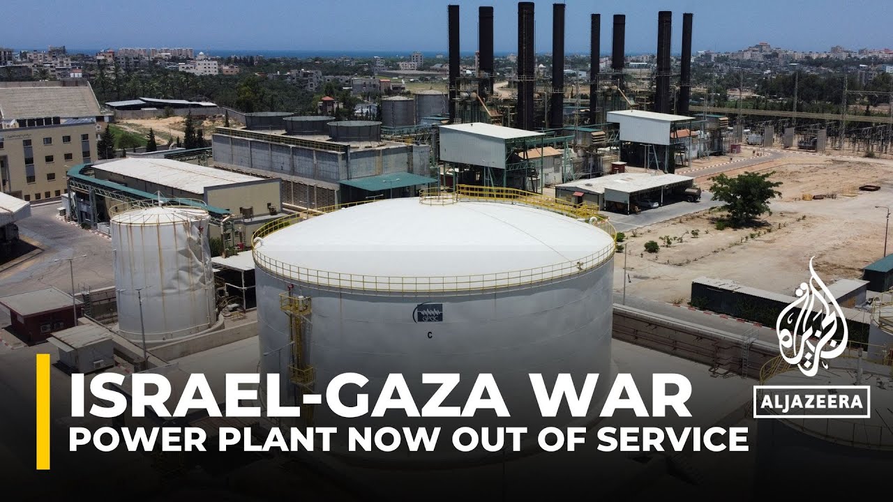 Gaza’s sole power plant now out of service: Energy Authority - The ...