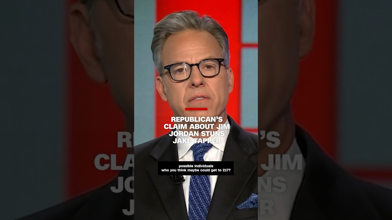 Republican’s claim about Jim Jordan stuns Jake Tapper - The Global Herald