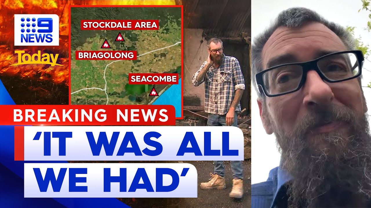 Victoria bushfires: Fast-moving fire devastates Gippsland family home ...