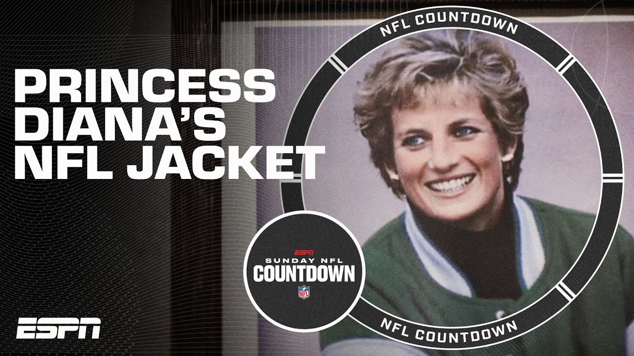 The story behind Princess Diana's Eagles jacket | NFL Countdown - The ...