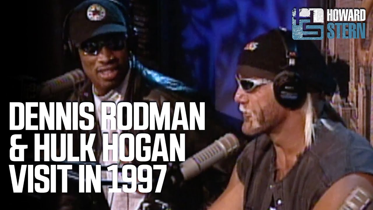Dennis Rodman and Hulk Hogan Announce Their Wrestling Match (1997 ...