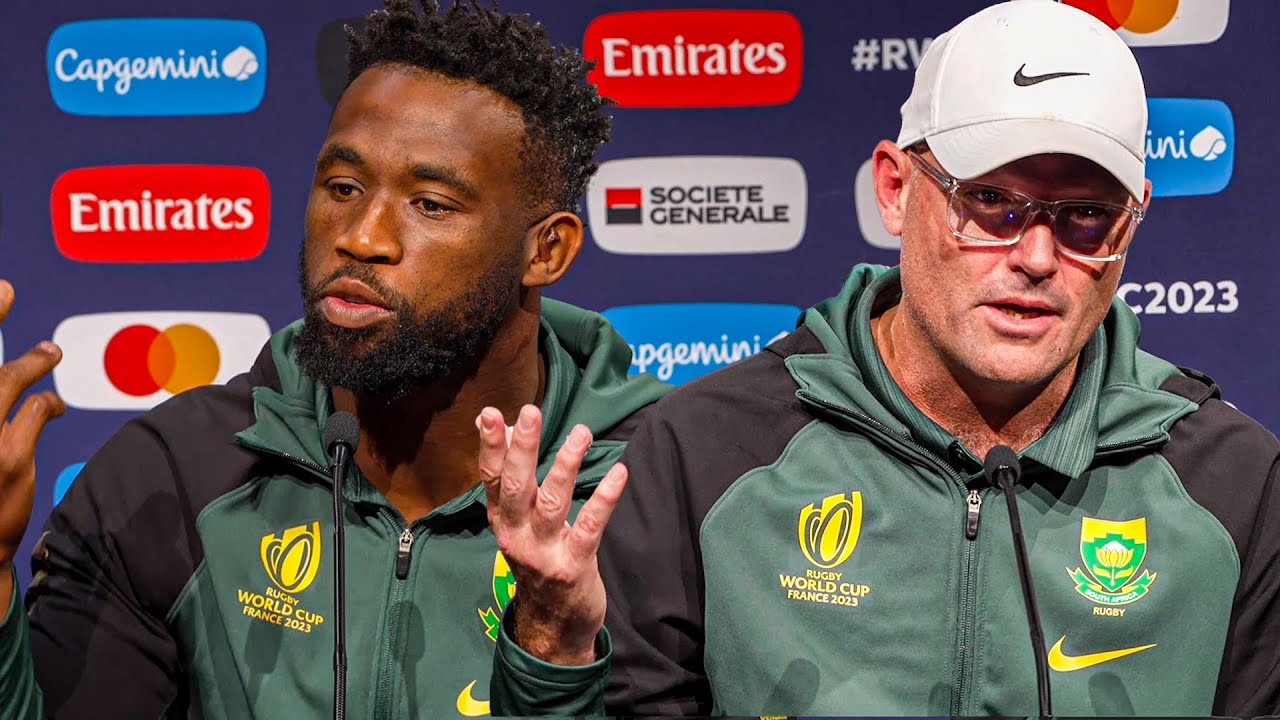 Jacques Nienaber explains why Springboks have gone for a 7-1 split in the Rugby World Cup Final ...