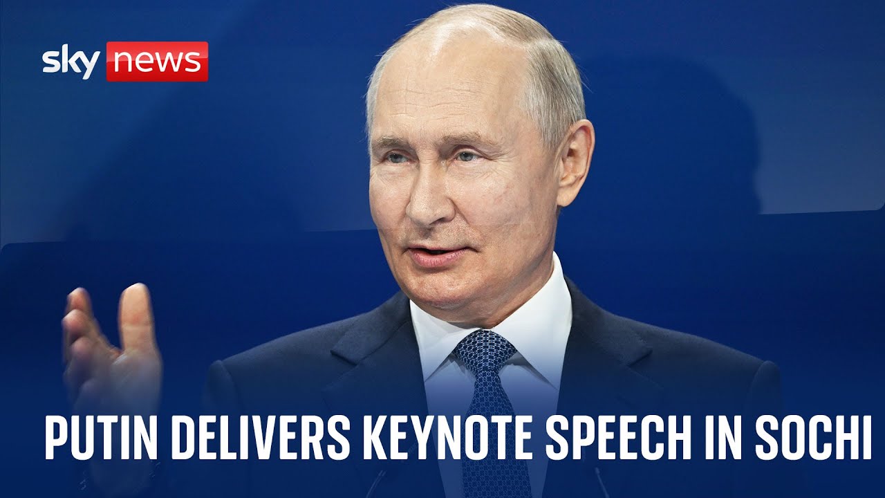 Watch live: Vladimir Putin delivers speech at annual Valdai meeting in ...