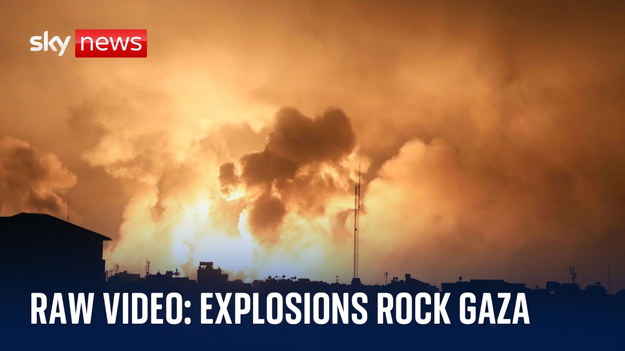 Explosions rock Gaza as IDF says its 'acting with great force' - The ...