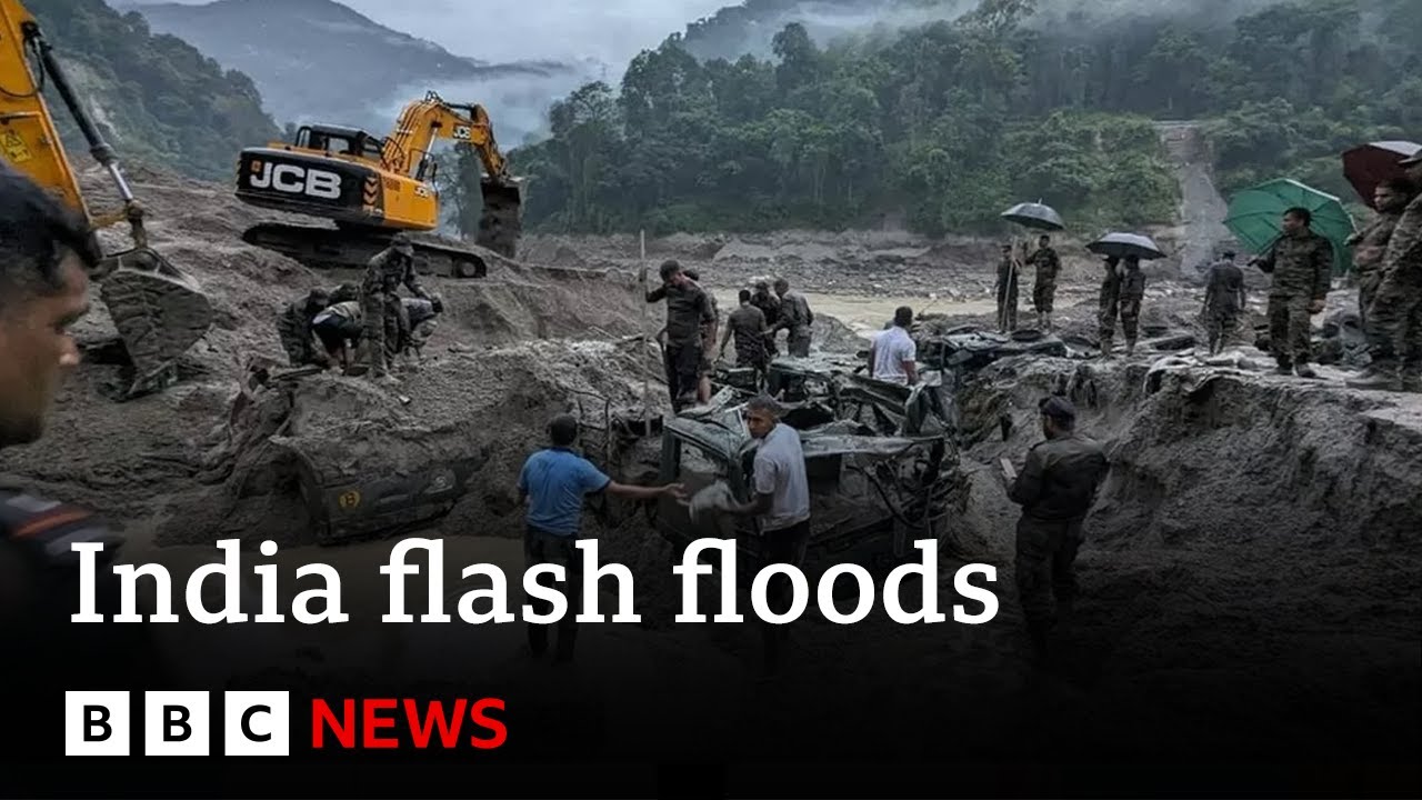 India flash floods leaves more than 100 people missing - BBC News - The ...