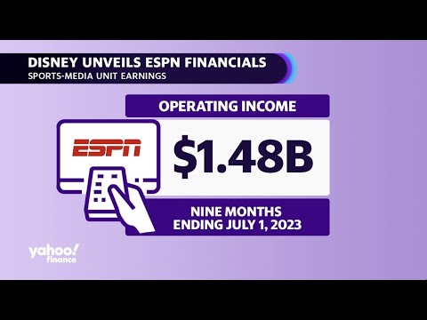 Disney releases financials for ESPN including revenue and operating ...