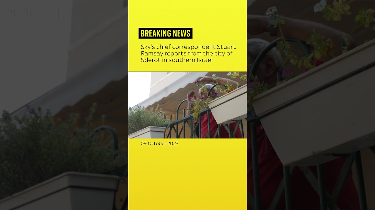 Sky's Stuart Ramsay met survivors who witnessed the attack in Sderot ...