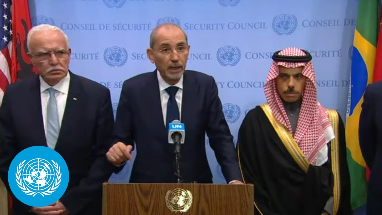 (EN/AR) Arab Group on the Middle East | Security Council Media Stakeout ...