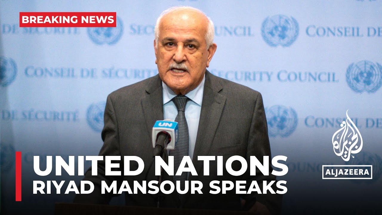Riyad Mansour: We are calling for a humanitarian intervention to ...