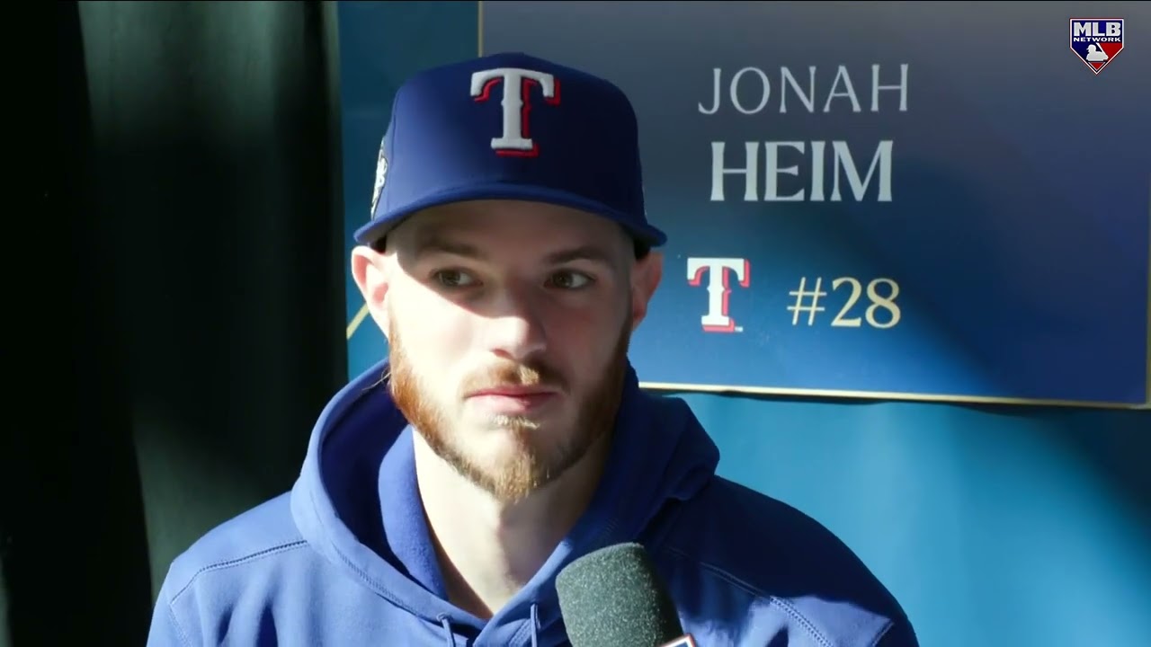 Jonah Heim on Defeating Astros, Facing D-backs - The Global Herald
