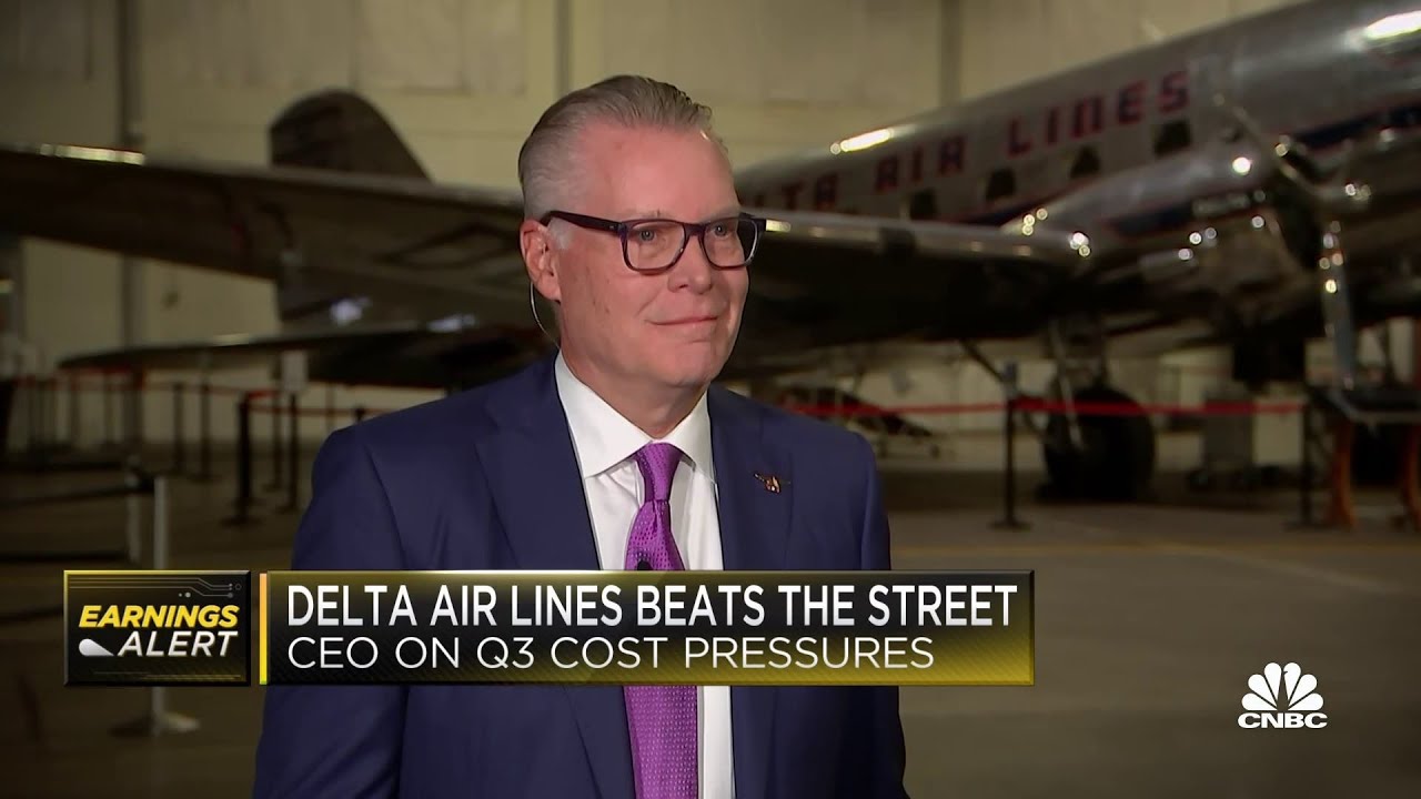 Delta Air Lines CEO Ed Bastian on Q3 results, travel demand and ...