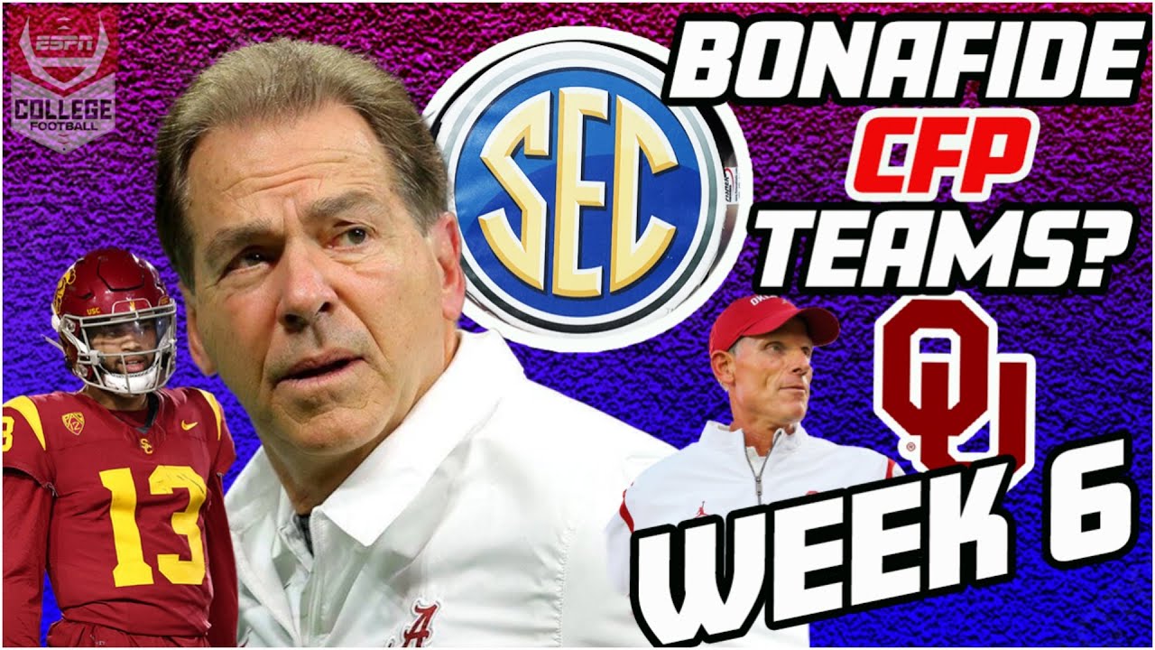 Alabama WILL BE in the SEC Championship + Oklahoma is a BONAFIDE CFP ...