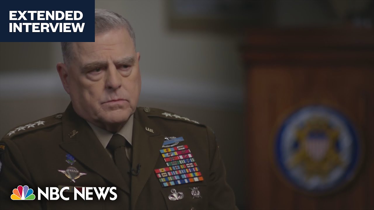 Gen. Mark Milley, retired Joint Chiefs of Staff Chairman sits down with ...