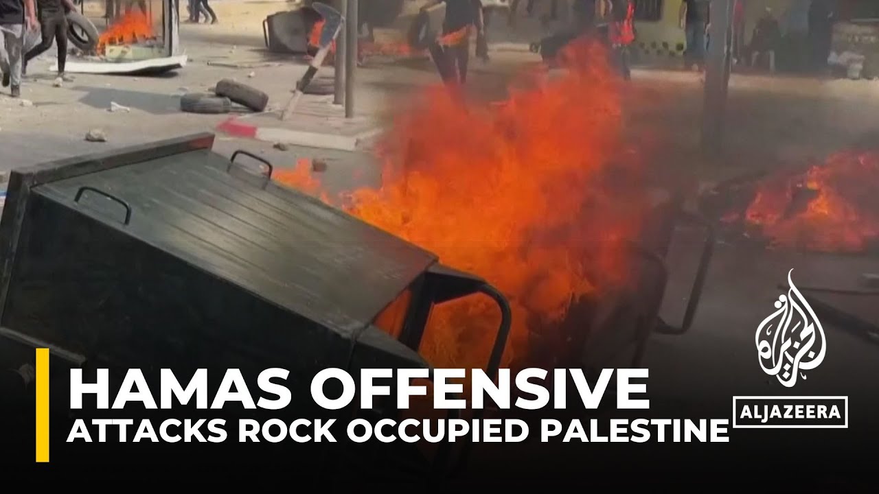 Hamas offensive follows escalations: Attacks rock occupied Palestine in ...