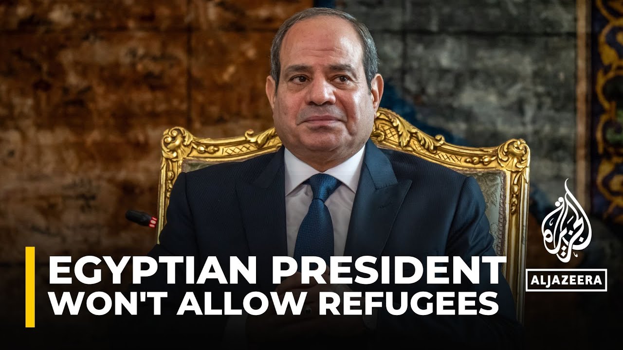 Egyptian President Sisi says forced displacement of Palestinians by ...
