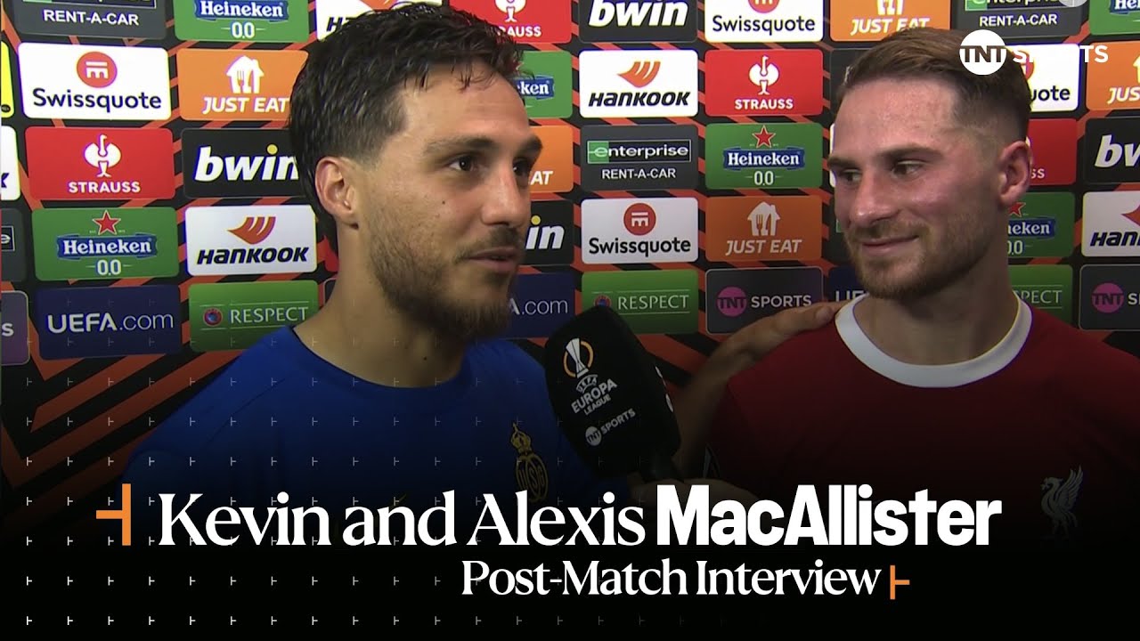 Liverpool 2-0 Royal Union Post-Match | MacAllister Brothers On Facing ...
