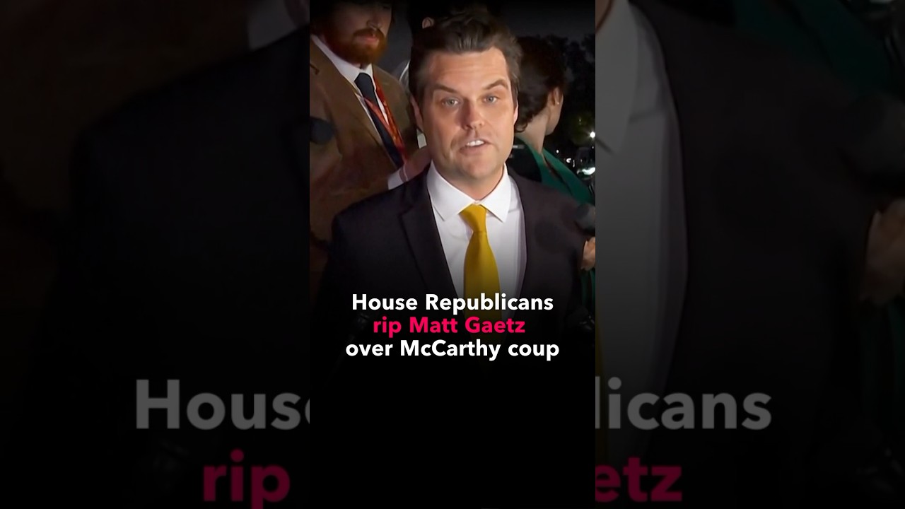 House Republicans Bash Matt Gaetz Over McCarthy Coup - The Global Herald