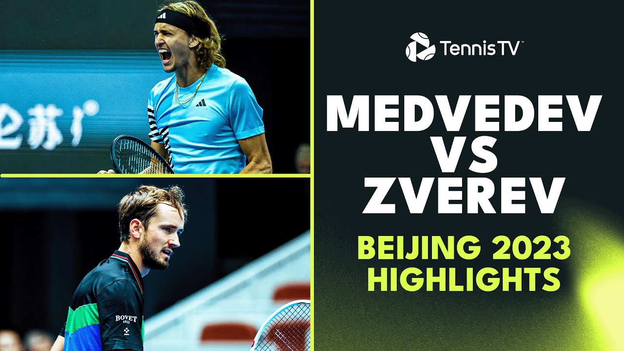 Alexander Zverev & Daniil Medvedev Entertaining Final Set | Cincinnati 2023 - The Global Herald