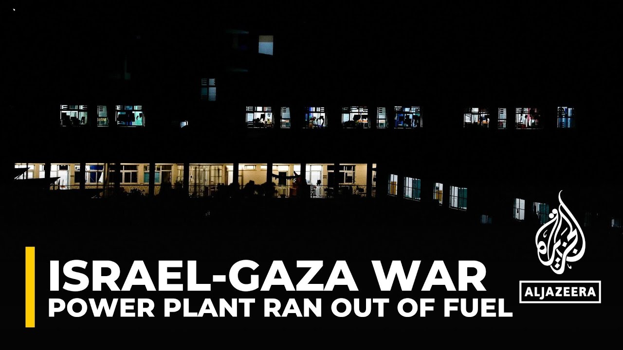 The only power station in Gaza has run out of fuel leaving 2.3 million ...