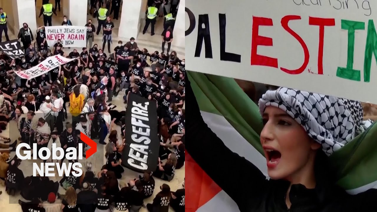 “Stop Genocide”: Pro-Palestinian protesters rally across US, Jewish ...