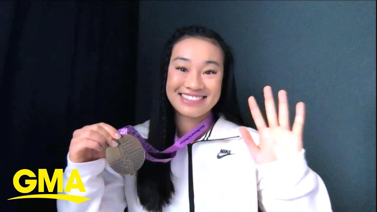 USA gymnast Leanne Wong talks about history-making win at world ...