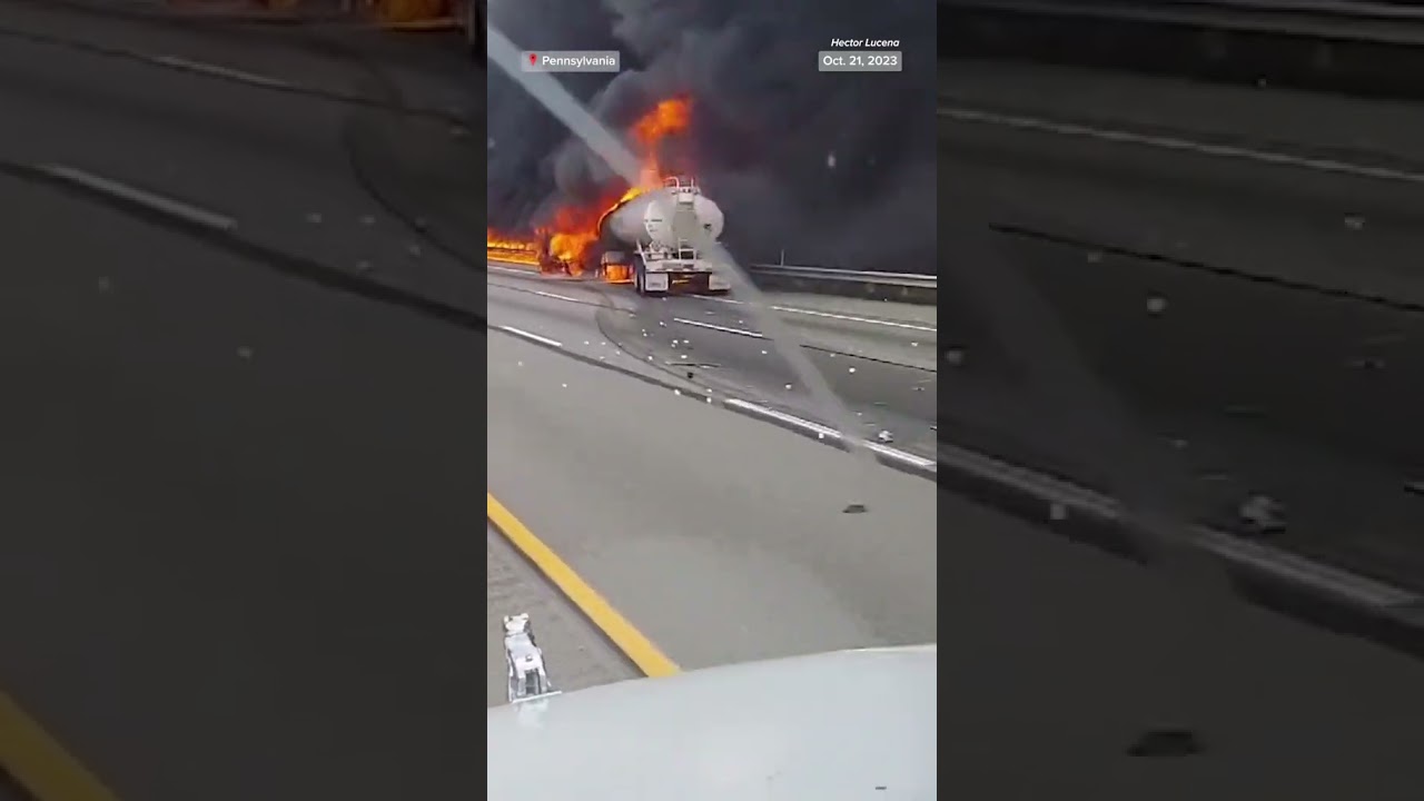 Fiery Tanker Truck Crash In Pennsylvania The Global Herald