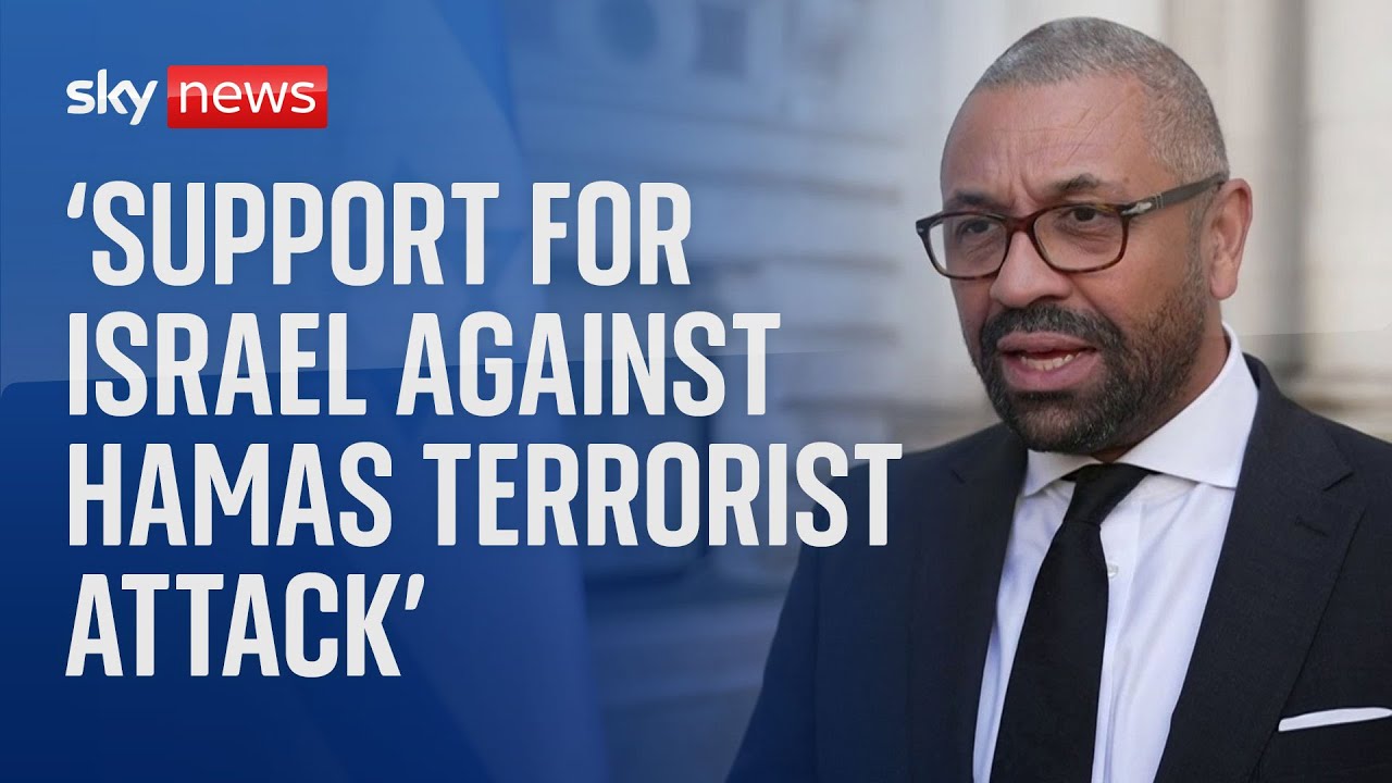 James Cleverly reaffirms support for Israel amid 'terrorist attack ...