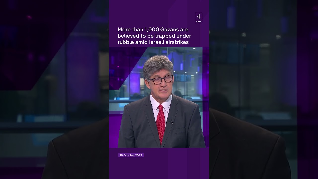 ‘More than 1,000 Gazans trapped under rubble’ - The Global Herald