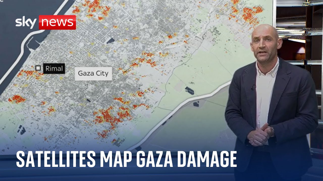 Israel-Hamas war: Gaza satellite radar reveals extensive damage - The ...