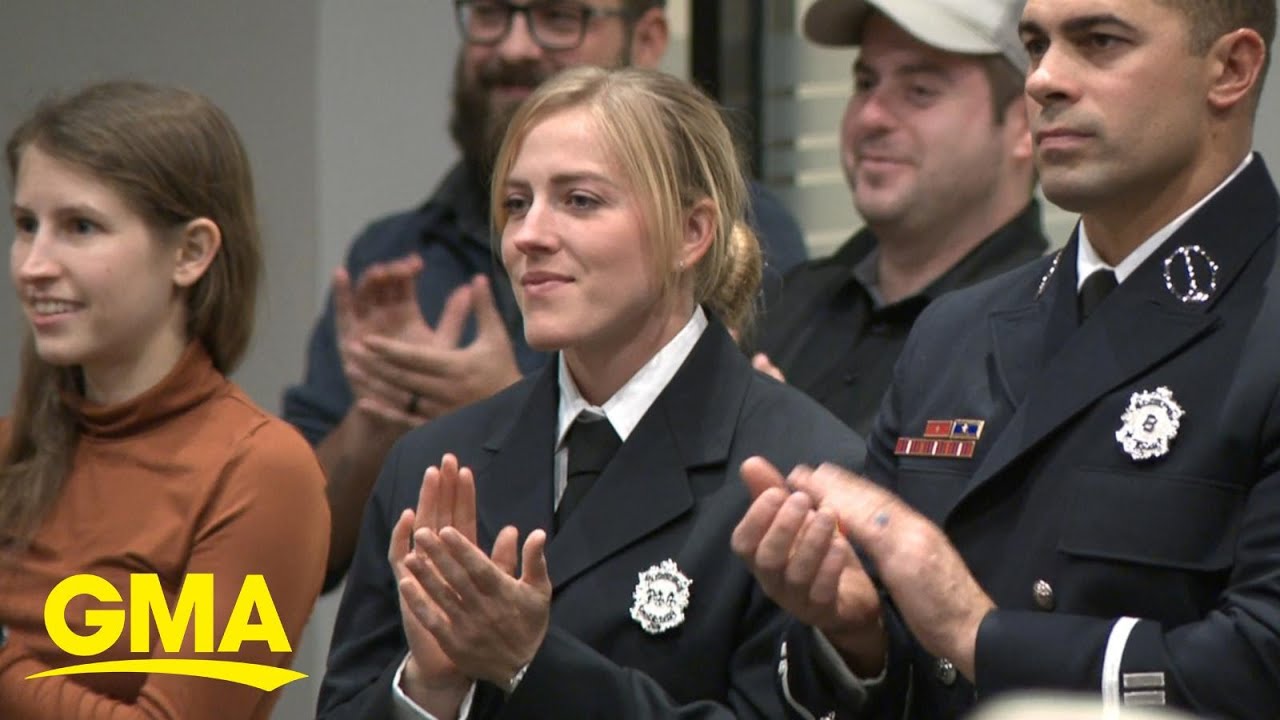 Woman joins fire department that saved her life 7 years prior - The ...