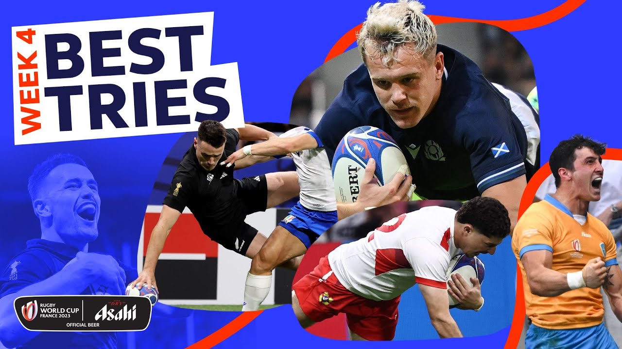 The best Rugby World Cup 2023 tries from week four! | Asahi Super Try ...