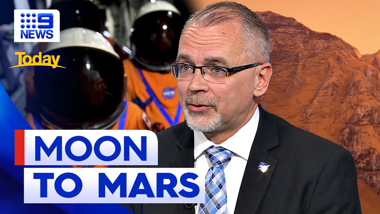 NASA planning to send astronauts from the moon to Mars | 9 News ...