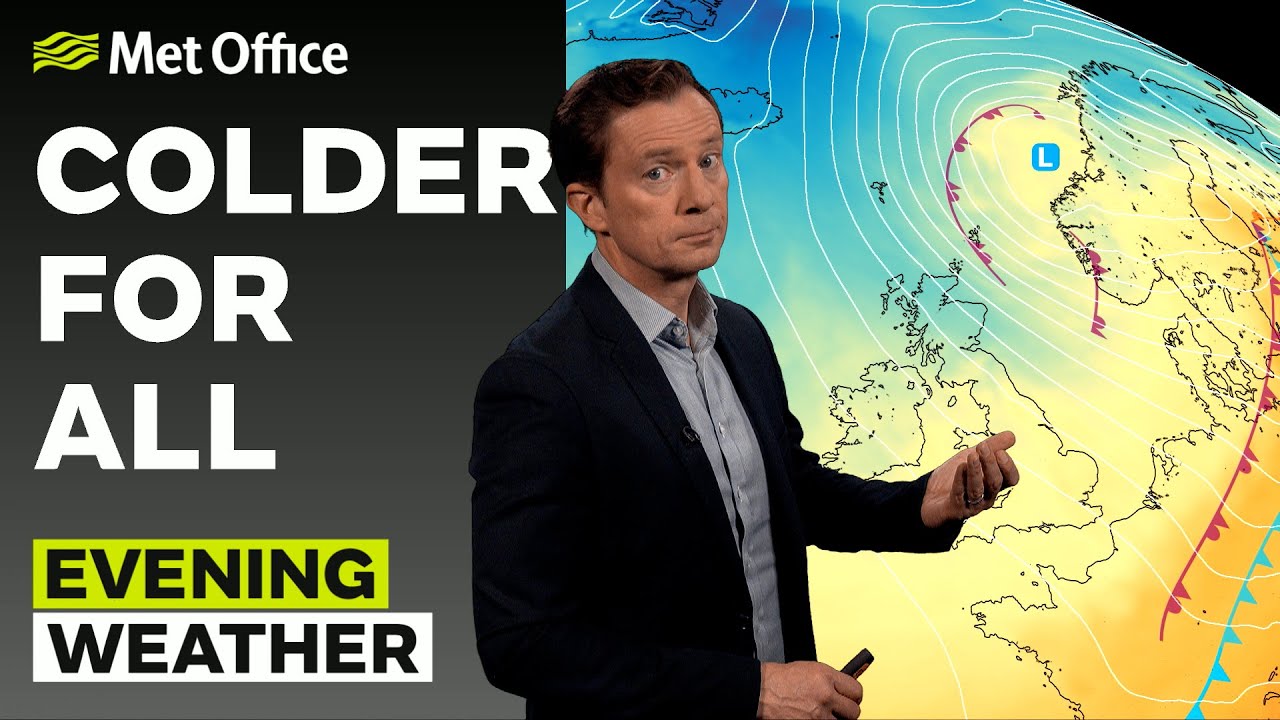 13/10/23 – Windy North, Rainy South – Evening Weather Forecast UK – Met ...