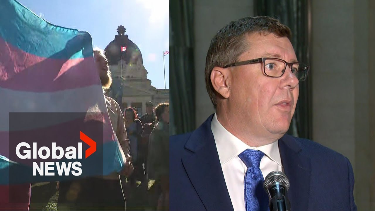 LGBTQ+ supporters in Sask protest use of notwithstanding clause to pass ...