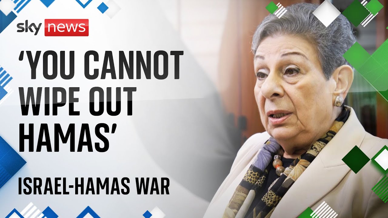 Israel-Hamas war: Sky speaks to veteran Palestinian politician Hanan ...
