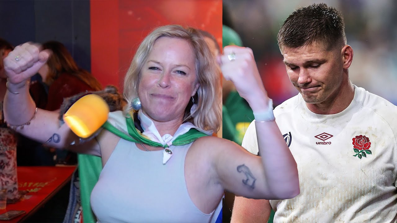 The reactions of euphoria and misery in London as Springboks beat ...