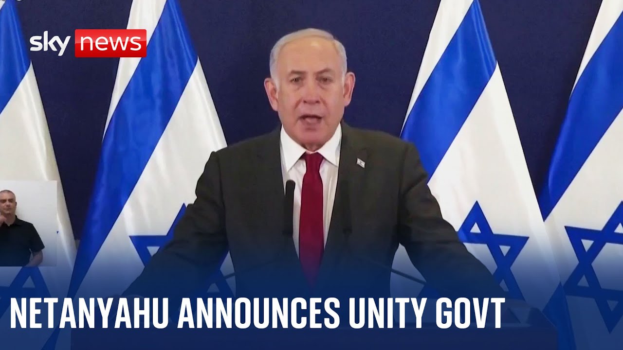 Israel-Hamas war: Benjamin Netanyahu announces unity government - The ...