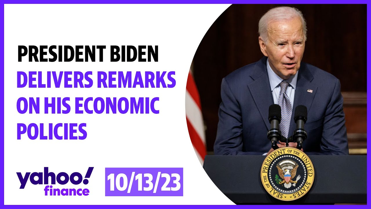 LIVE: President Joe Biden gives a speech on his economic policies - The ...