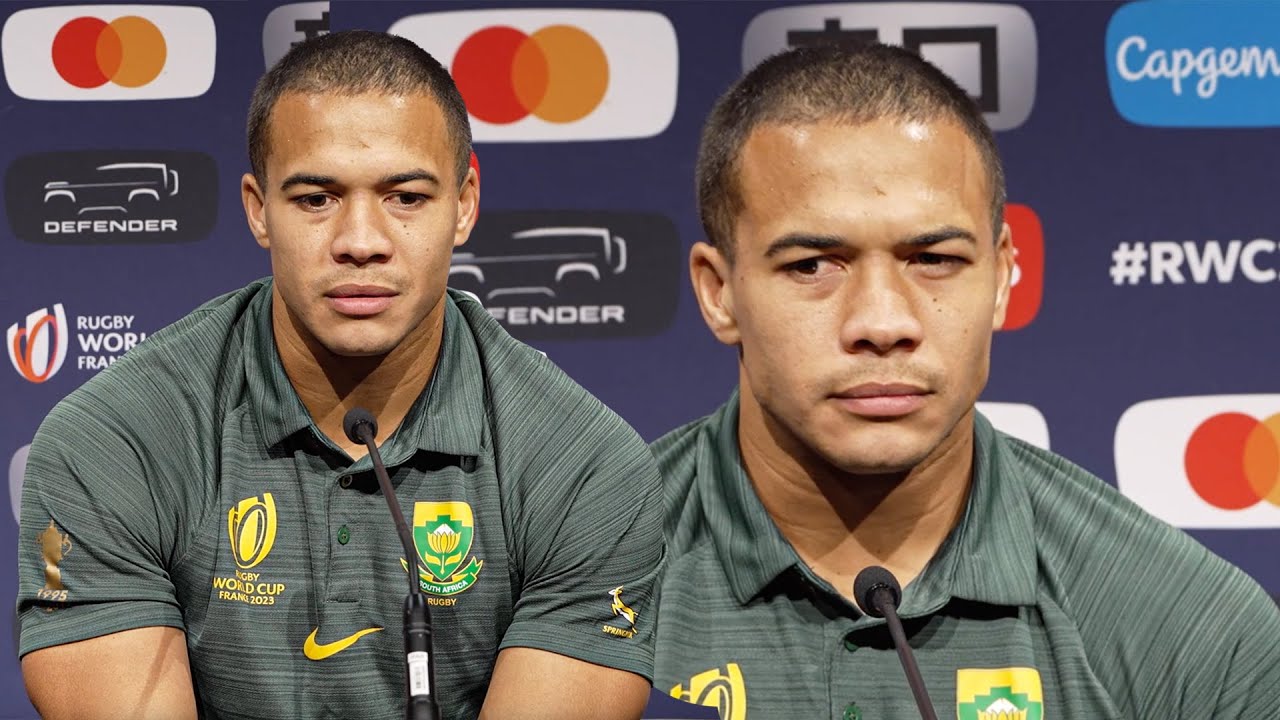 Cheslin Kolbe speaks on covering scrum half for the Springboks in the ...