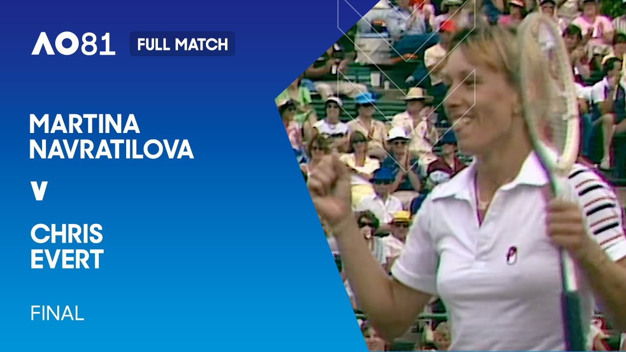 Martina Navratilova v Chris Evert Full Match | Australian Open 1981 ...