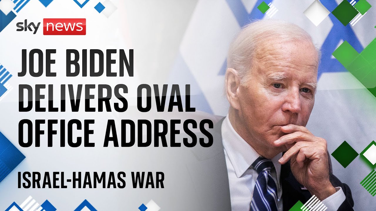 Watch live: US President Joe Biden delivers Oval Office address on Israel-Hamas war - The Global ...