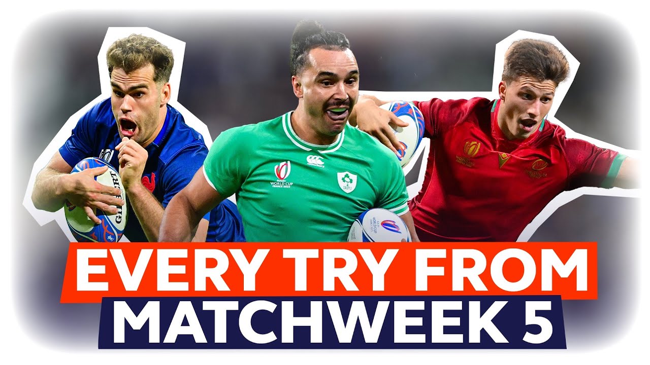 Every Rugby World Cup 2023 try from the Matchweek 5! - The Global Herald