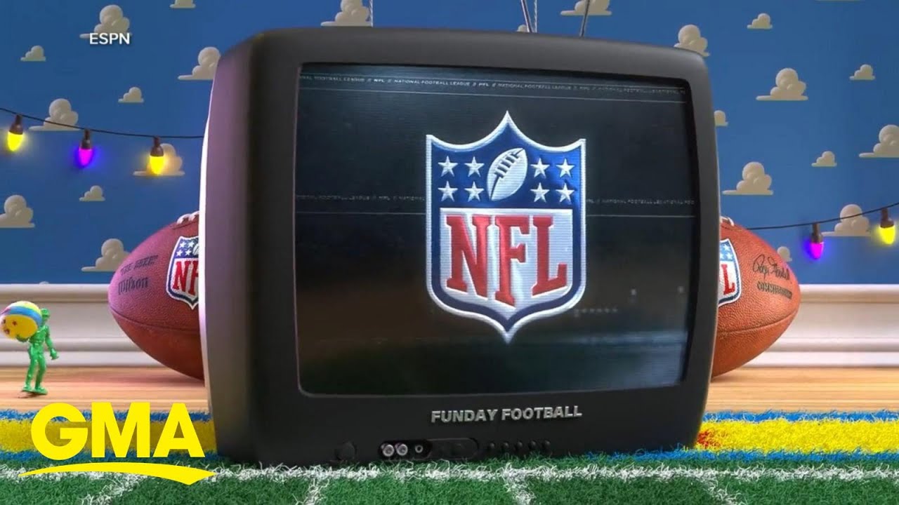 Behind the scenes of the epic football match up from Andy’s room | GMA ...