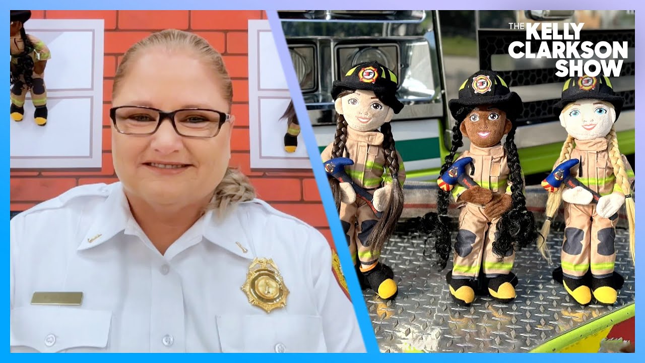 Kelly Clarkson Meets Creator Of Female Firefighter Dolls - The Global ...