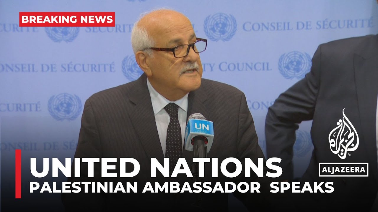 Palestinian Ambassador Riyad Mansour will now speak at the UN to ...