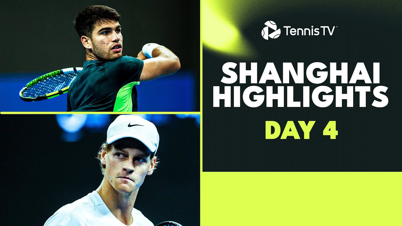Alcaraz Makes Shanghai Debut; Sinner, Medvedev & Tsitsipas Feature | Shanghai 2023 Highlights ...