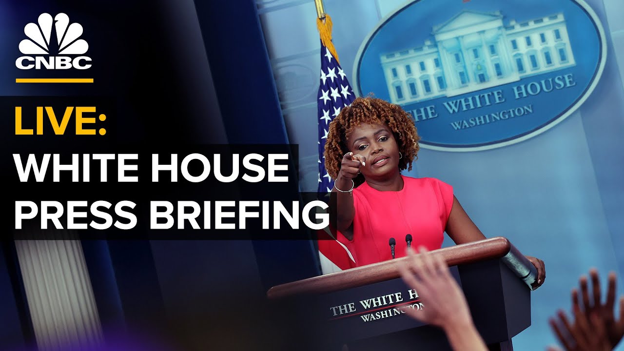 LIVE: White House press secretary Karine Jean-Pierre holds a briefing ...