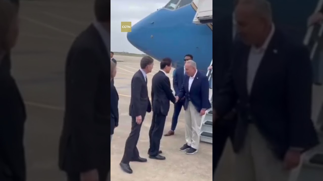 U.S. Senate delegation led by Schumer arrives in Shanghai for China ...